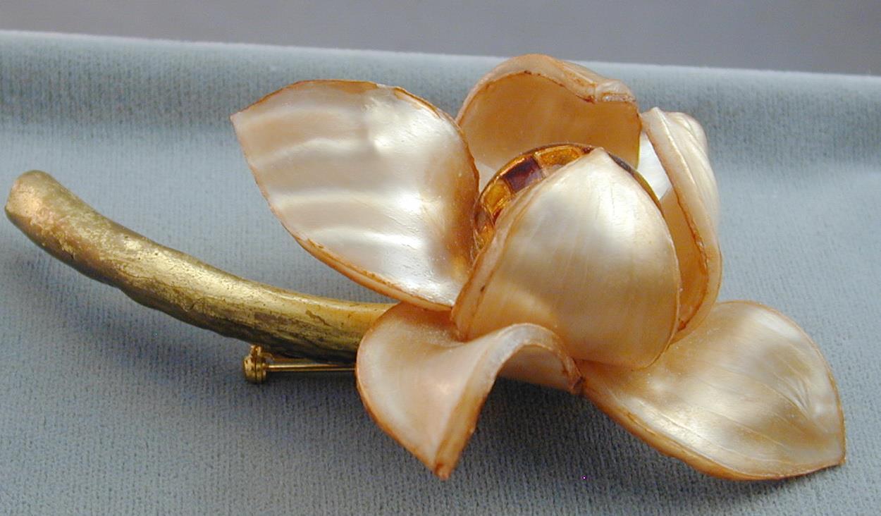 Fabrice Paris Vintage Artisan Resin Flower Sculpture … - Gem