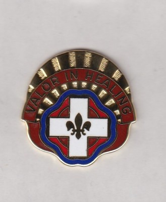US ARMY MEDICAL 134th COMBAT SUPPORT HOSPITAL CSB crest DUI badge c/b G ...