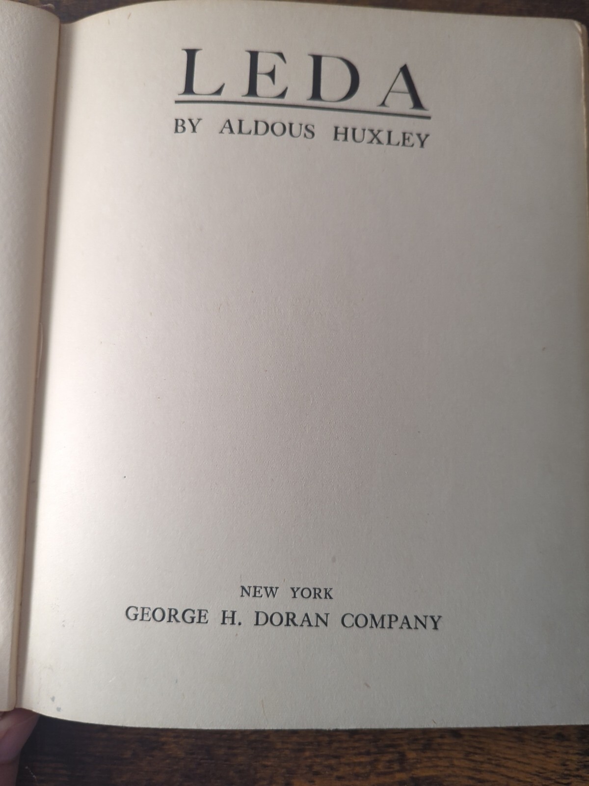 Leda, By Aldous Huxley | eBay