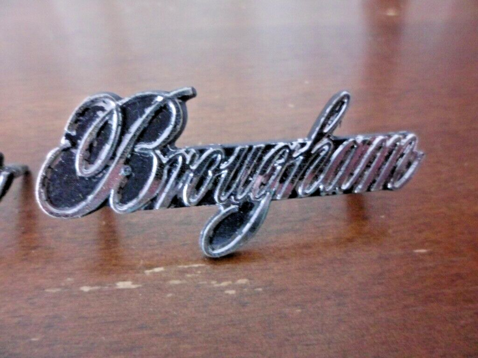 1969 Cadillac Fleetwood - Brougham & Crest Sail Panel Emblems **READ ...