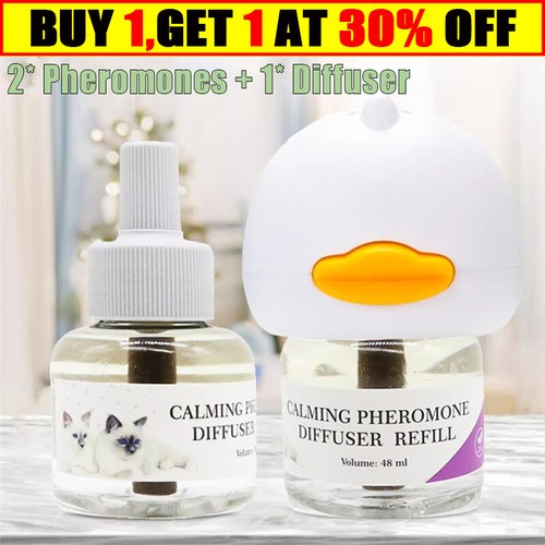 Cat Calming Diffuser Pet Anti Anxiety Feline Pheromones Plug in Stress ...
