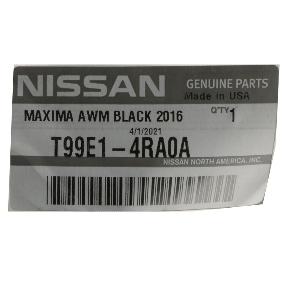 2016-2023 Nissan Maxima All Season All Weather Rubber Floor Mats ...