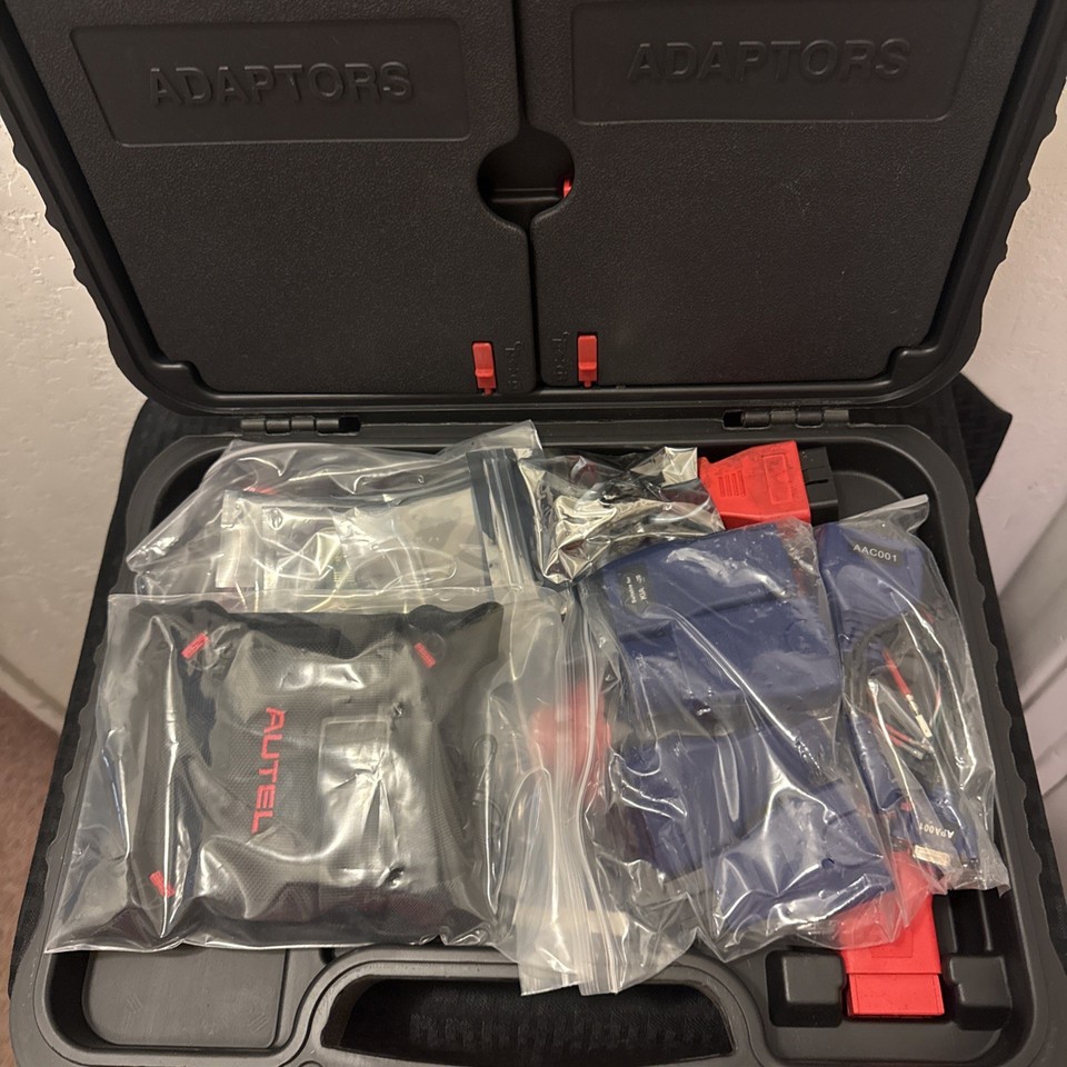 AUTEL Maxi Diagnostic Scanner Carrying Case and Adapters Only NO ...