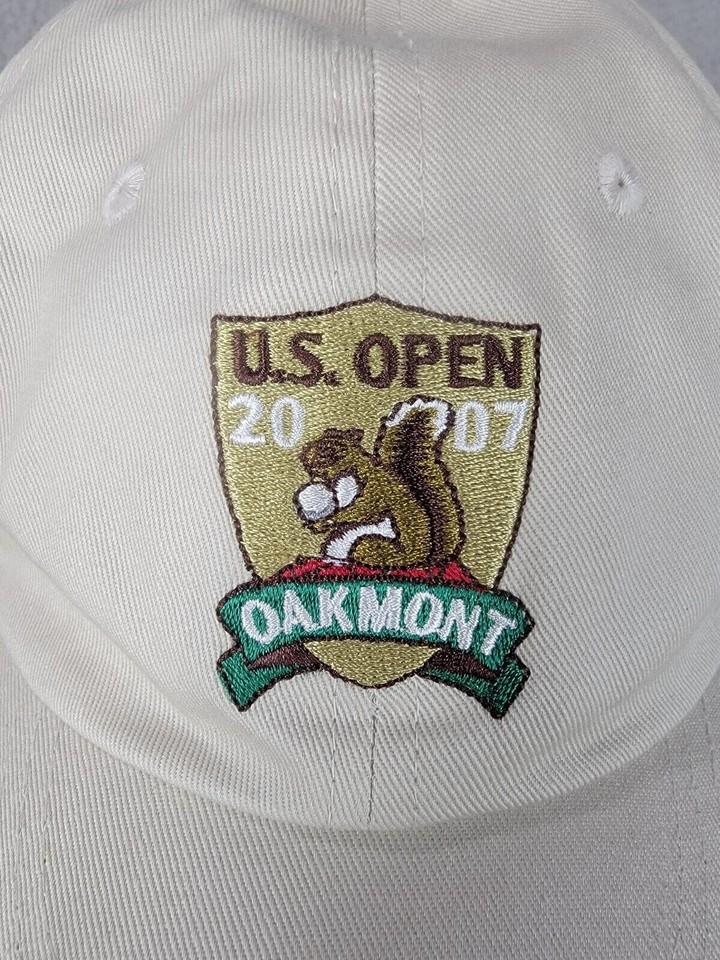 US Open Hat 2007 Cap Oakmont USGA Member Golf Beige Adjustable Strap ...