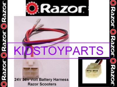 RAZOR 24V 36V VOLT HARNESS FOR BUILDING YOUR OWN PACKS 2pin 4 hole ...