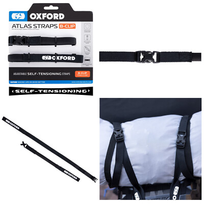 Oxford Atlas Straps B-Clip 17mm x 1.2m Adjustable Self-Tentioning ...