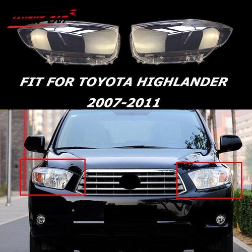 Front Left Right Headlight Lens Headlamp Shell Cover For 07-11 Toyota ...