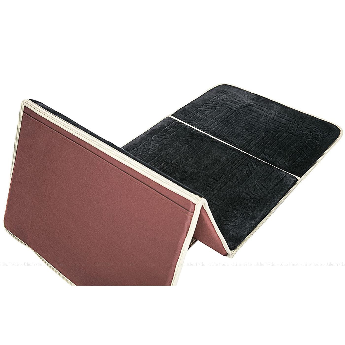 Foldable Pray Mat Recline Backrest Padded Back Support Prayer Seat Rug ...