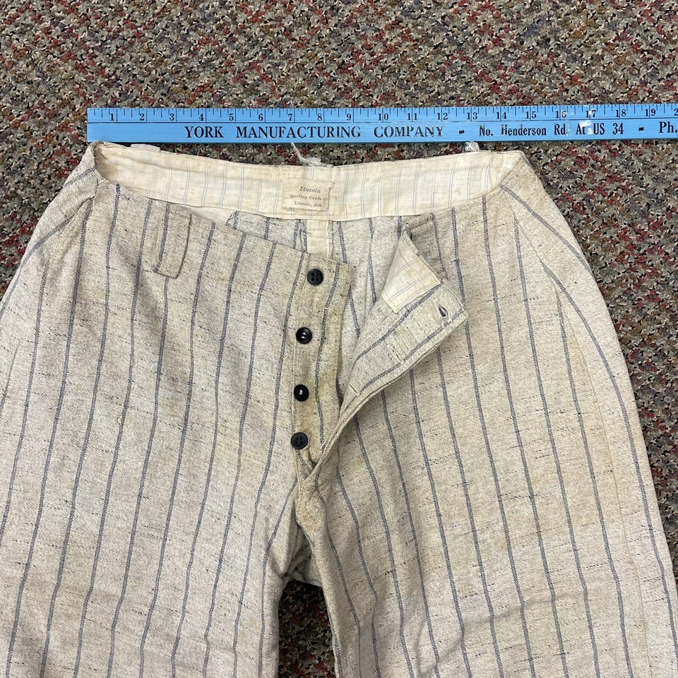 Antique Vintage Wool Baseball Uniform jersey pants sock set Lincoln ...