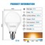 Pack of 6 ,E14 SES LED Golf Round Light Bulb 5W 6W 7W Cold White / Warm ...