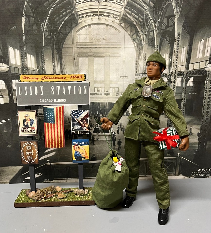 1/6 scale GI Joe WW2 "Home for the Holidays" 12" Soldier | eBay