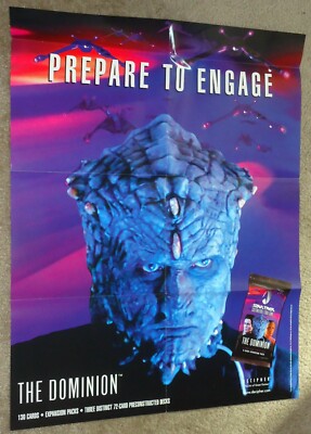 Star Trek The Dominion Card Game Comics Promo Poster | eBay