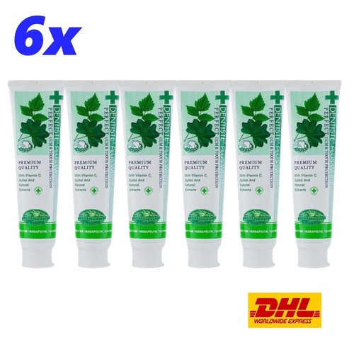 6x160 g. Dentiste plus white vitamin c and xyitol gum toothpaste ...