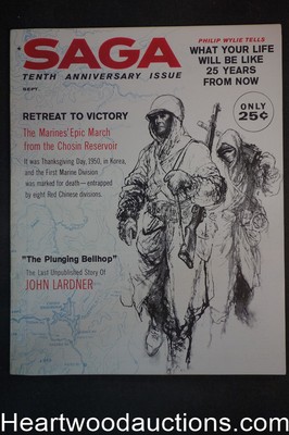 Saga Sep 1960 Marilyn Monroe, John Lardner, Joe Frisco, Philip Wylie ...