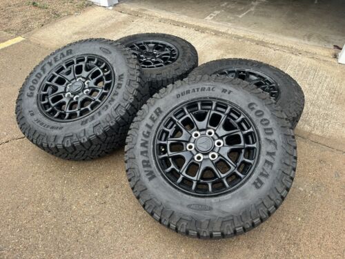 18" Toyota Tundra TSS T FORCE TRD OEM black wheels rims Sequoia 2024 ...