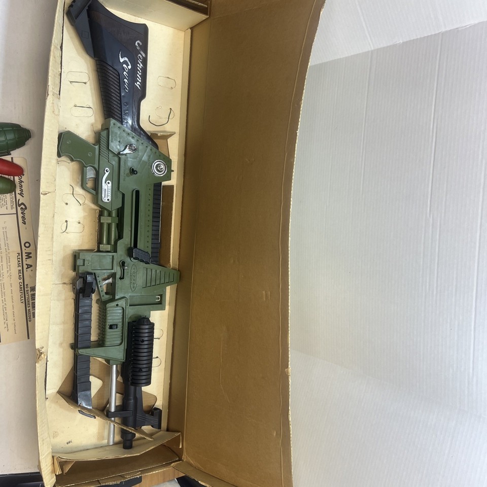 Working 1964 Topper Toys Johnny Seven One Man Army w/3 Missles, 12 ...