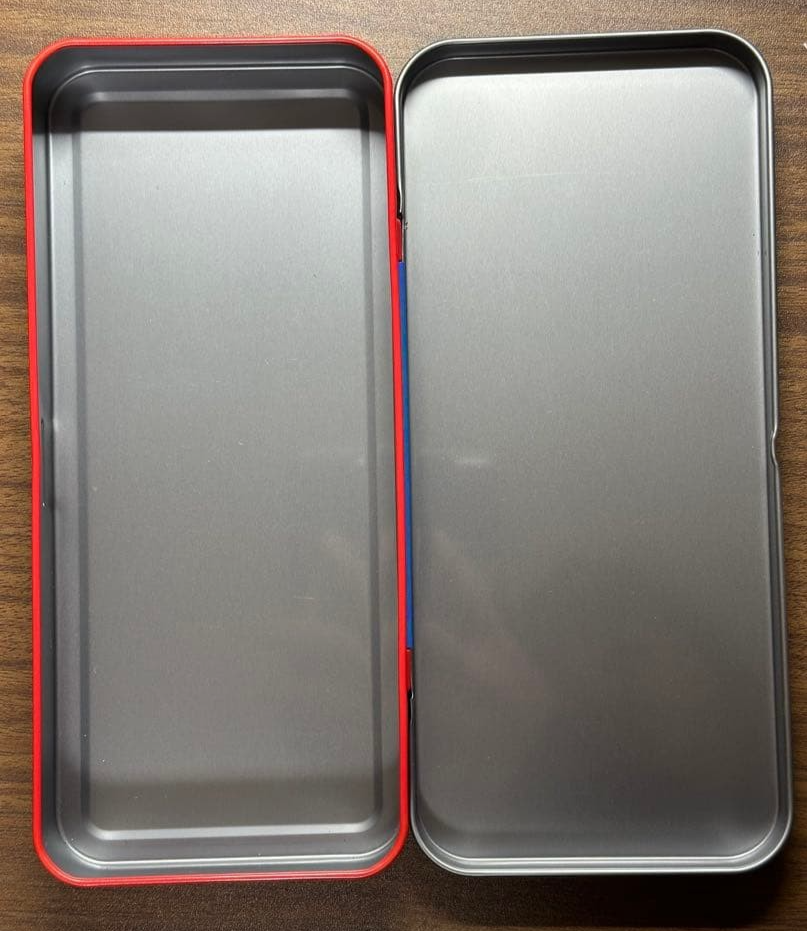 Crayon Shin-chan Action Mask Tin Pencil Case Red Blue Japanese Anime ...