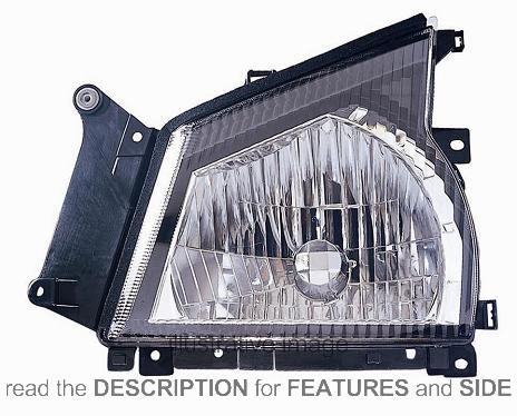 LHD Headlight Isuzu Series N (Nkr Npr Nqr) 2004-2007 Left 8-98053918-0 ...