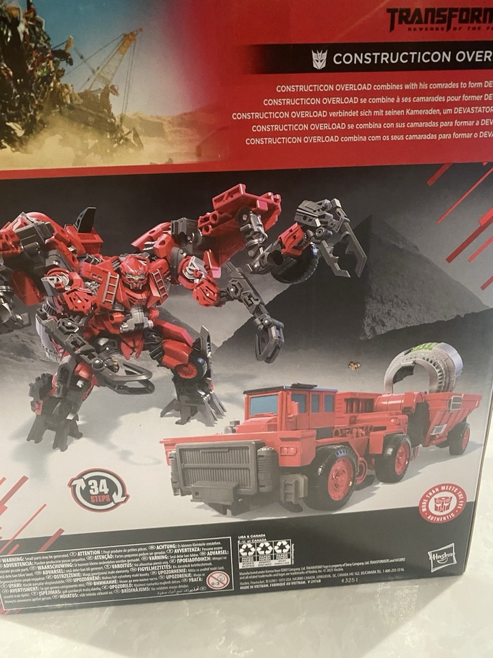 Transformers - Constructicon Overload action figure - Studio Series ...