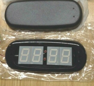 N.O. EURAMTEC 12VDC DIGITAL BUS CLOCK DBC-611.RM RED LEDs TRANSIT COACH ...