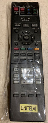 Sharp GA900PA Blu-Ray DVD Remote Control for BD-HP80 BD-HP90 Genuine ...