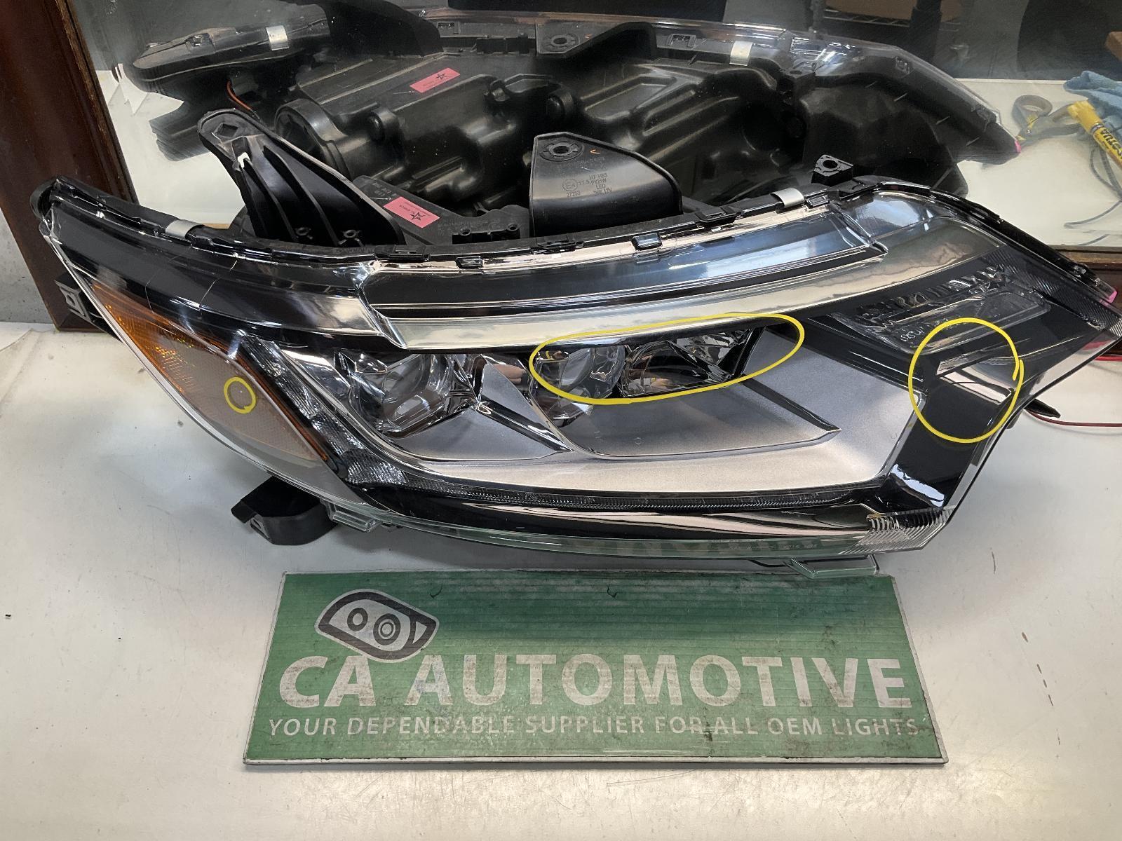 2016-2016 MITSUBISHI OUTLANDER Right Headlamp LED DEPO | eBay