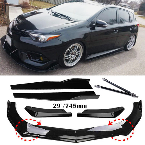 Front Bumper Lip Spoiler Splitter Side Skirt Rear Lip For Scion iM iA ...