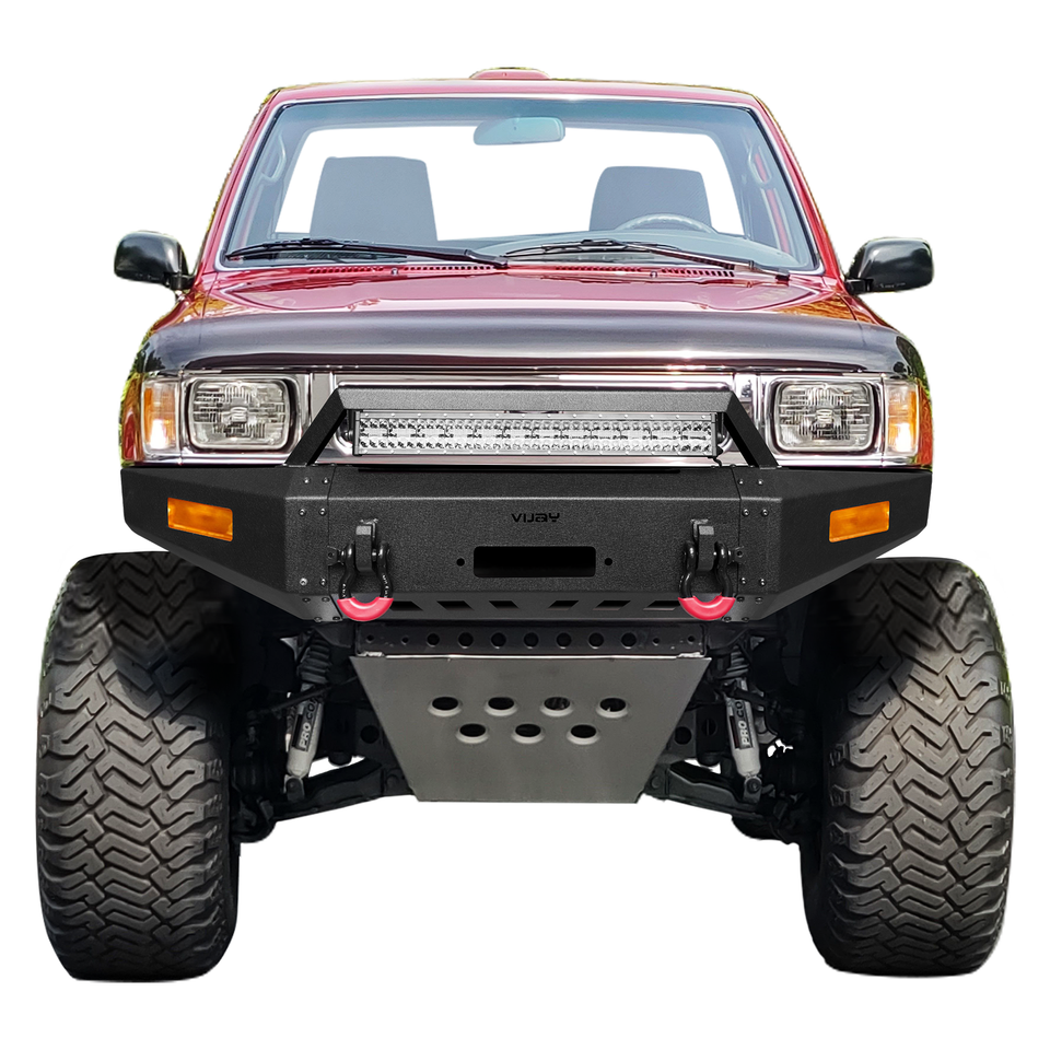 Vijay Steel 1989-1995 Toyota Pickup Front Bumper W/Winch Plate&LED ...