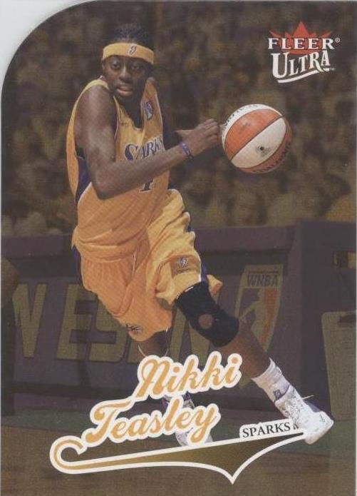 2004 Fleer Ultra WNBA - Nikki Teasley #68 Gold Medallion for sale ...