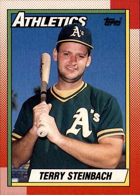 1990 Topps Terry Steinbach #145 Oakland Athletics | eBay