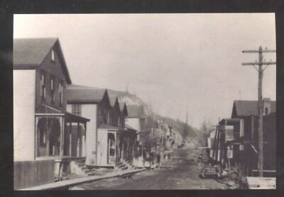 REAL PHOTO CECIL PENNSYLVANIA PA. DOWNTOWN STREET SCENE POSTCARD COPY ...