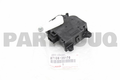 8710635170 Genuine Toyota SERVO SUB-ASSY, DAMPER(FOR AIRMIX) 87106 ...