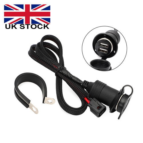 UK Dual USB Accessory Outlet Socket Power Port-17on For Honda CRF300L ...