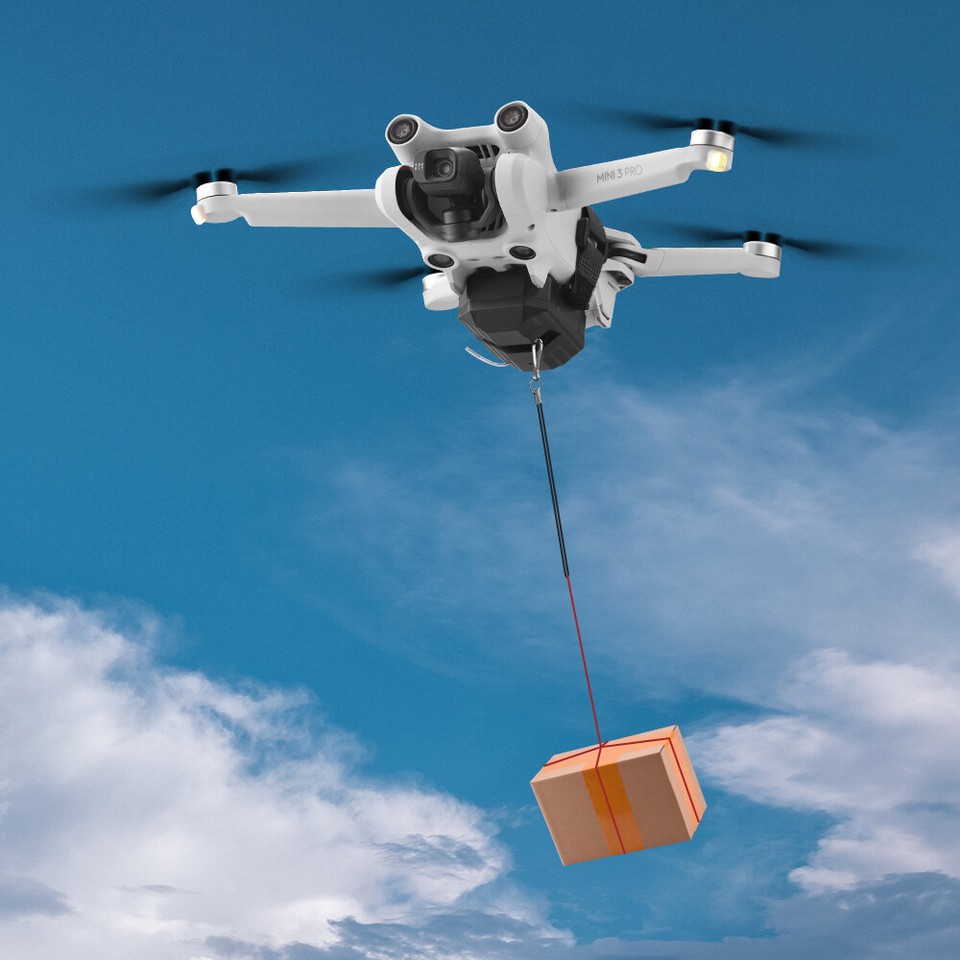 For DJI Mini 2 SE 3 Pro Drone Airdrop Dropper Remote Control Thrower ...