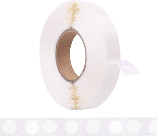 500 Pieces (1 Roll) Glue Points Removable Balloon Glue Points Double ...