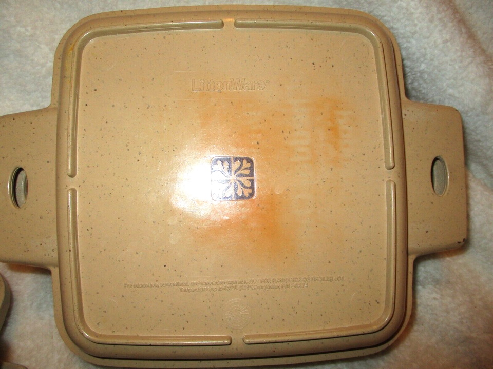 Vintage~LittonWare~Microwave Cookware~39271, 39272,39274, 39275~5 ...