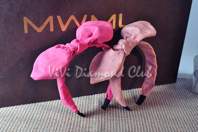 Fashion Korean Style Rabbit Bunny Ears Ribbon Scarf Hair Tie Wrap Bow ...