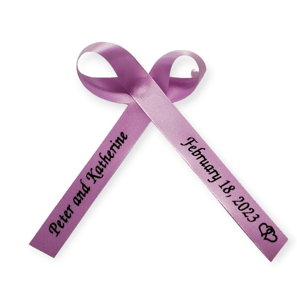 25 Personalized Ribbons Baby Shower Bridal Wedding Baptism Birthday ...