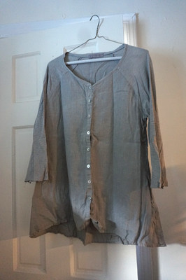 CUT LOOSE WOMAN TUNIC LINEN BLOUSE TUNIC SIZE MEDIUM GENTLY USED | eBay