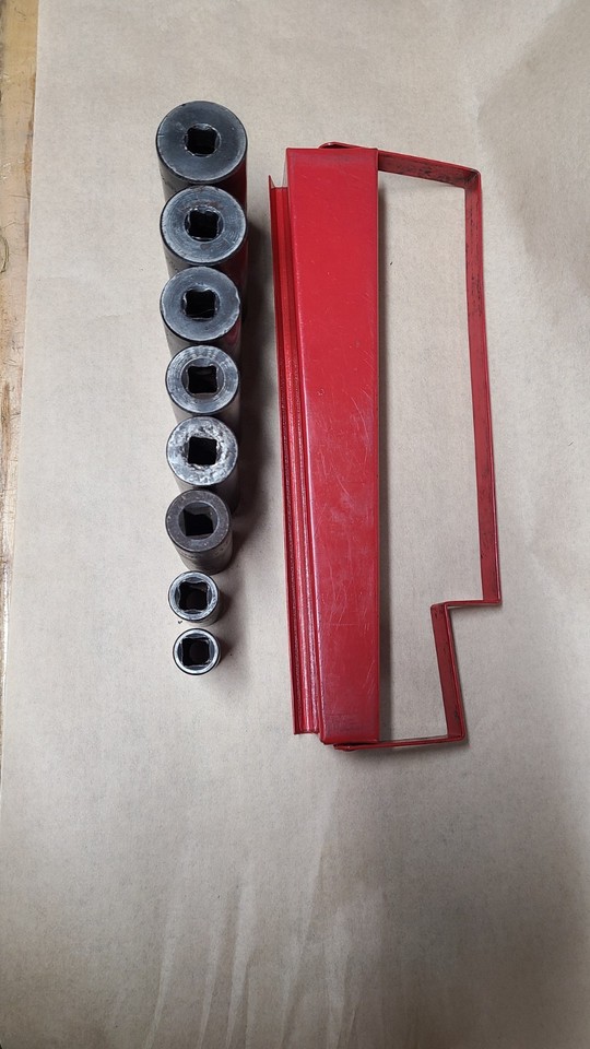 Matco Tools USA ⅜ Drive 6pt Deep Impact Socket Set & Tray 9 Pc. 7/16 ...