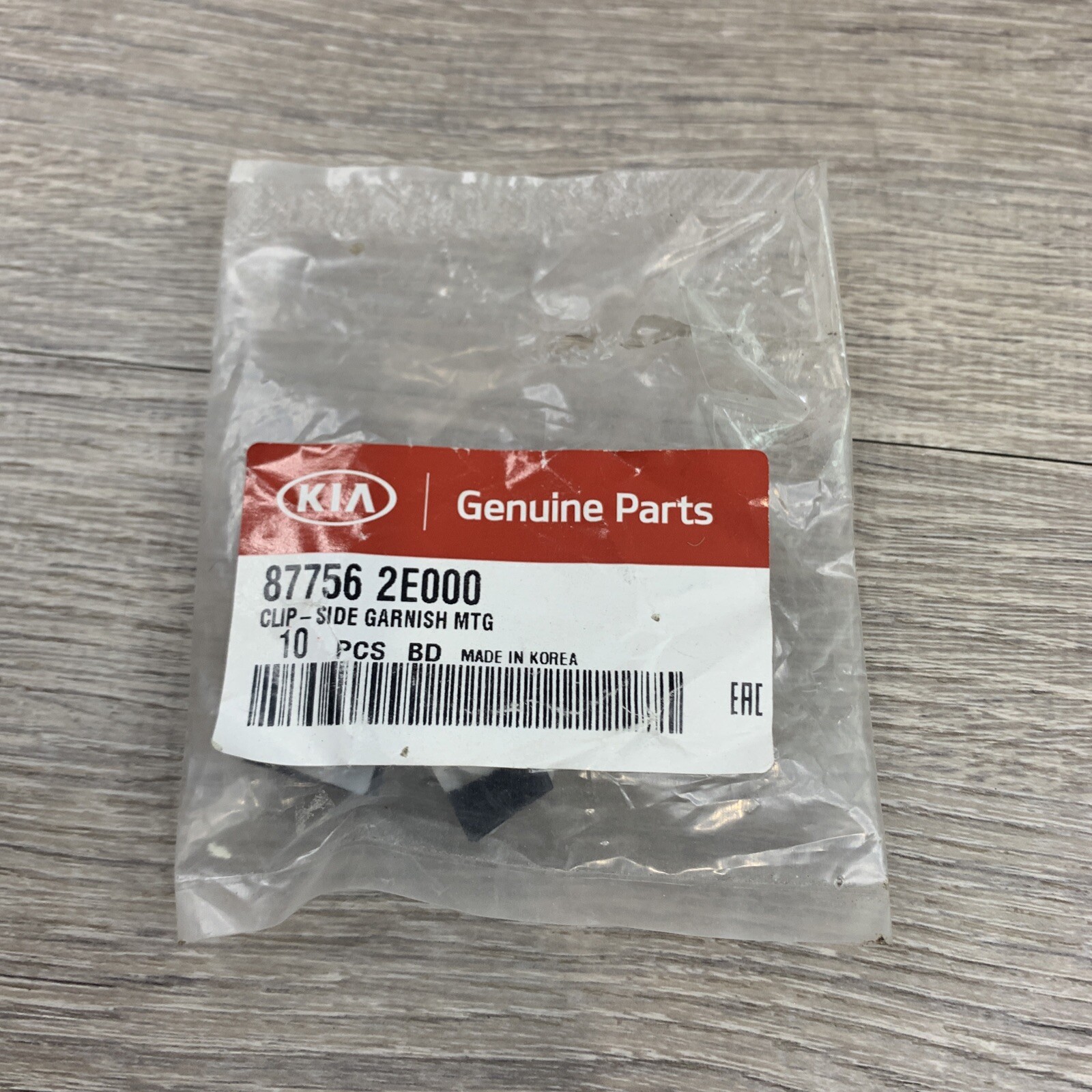 Genuine Kia Rocker Molding Clip Side Garnish 87756-2E000 Oem Genuine ...