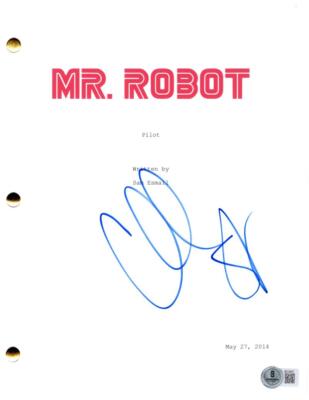 Christian Slater Signed Autograph Mr Robot Full Pilot Script Screenplay ...