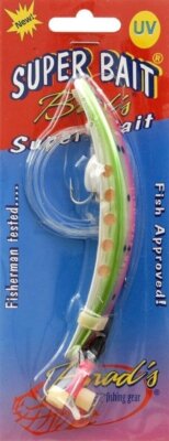 B.S. Fish Tales Super Bait Fishing Lure, Red/Green | eBay