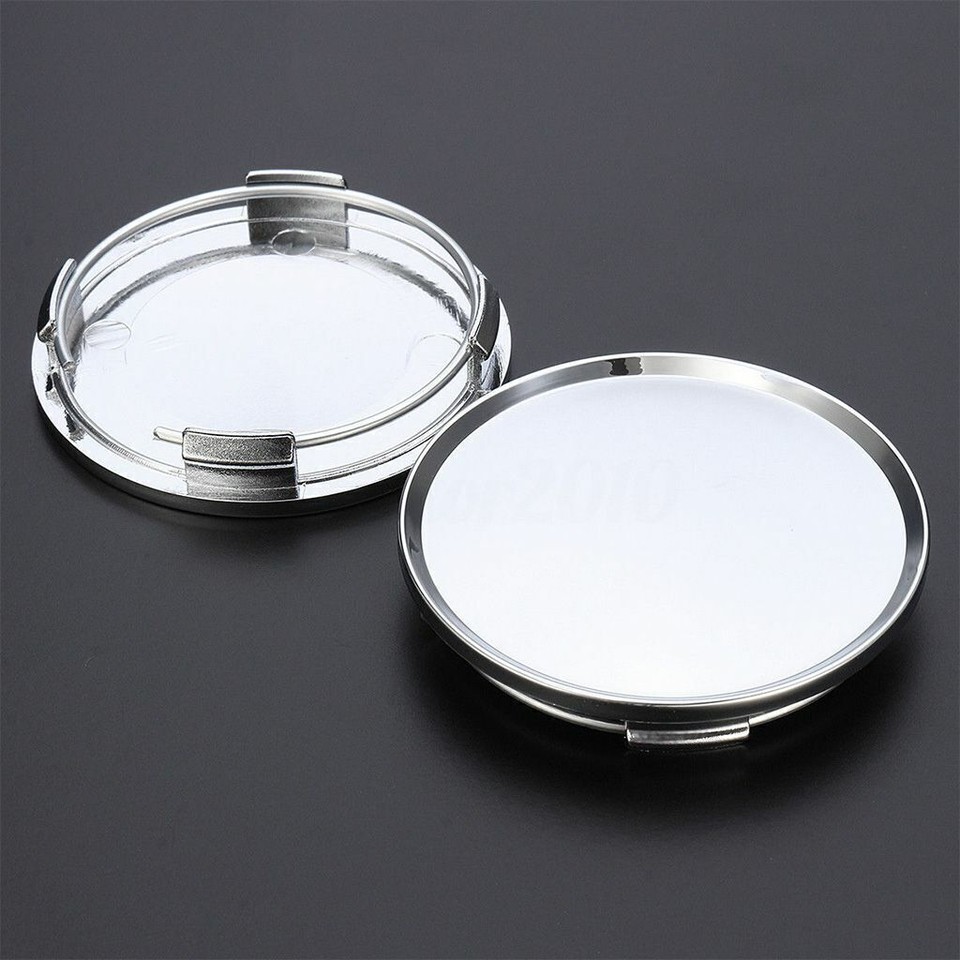 16Pcs Universal Chrome Car Wheel Center Caps Tyre Rim Hub Cap Cover ABS ...