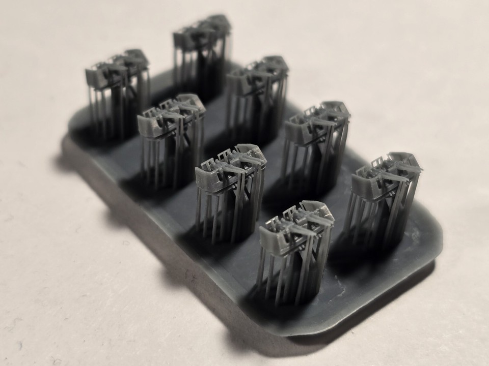 1/700 3D Printed Quad 40mm Bofors AA Guns W Shield X 8 3D Printed | eBay