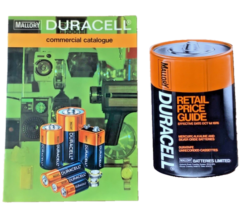 Duracell Battery Advertising Brochure Commercial Sales Catalog Scarce ...