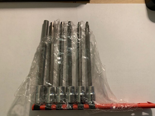MATCO TOOLS 3/8" DRIVE 6 PIECE SAE LONG HEX BIT SOCKET DRIVER SET ...