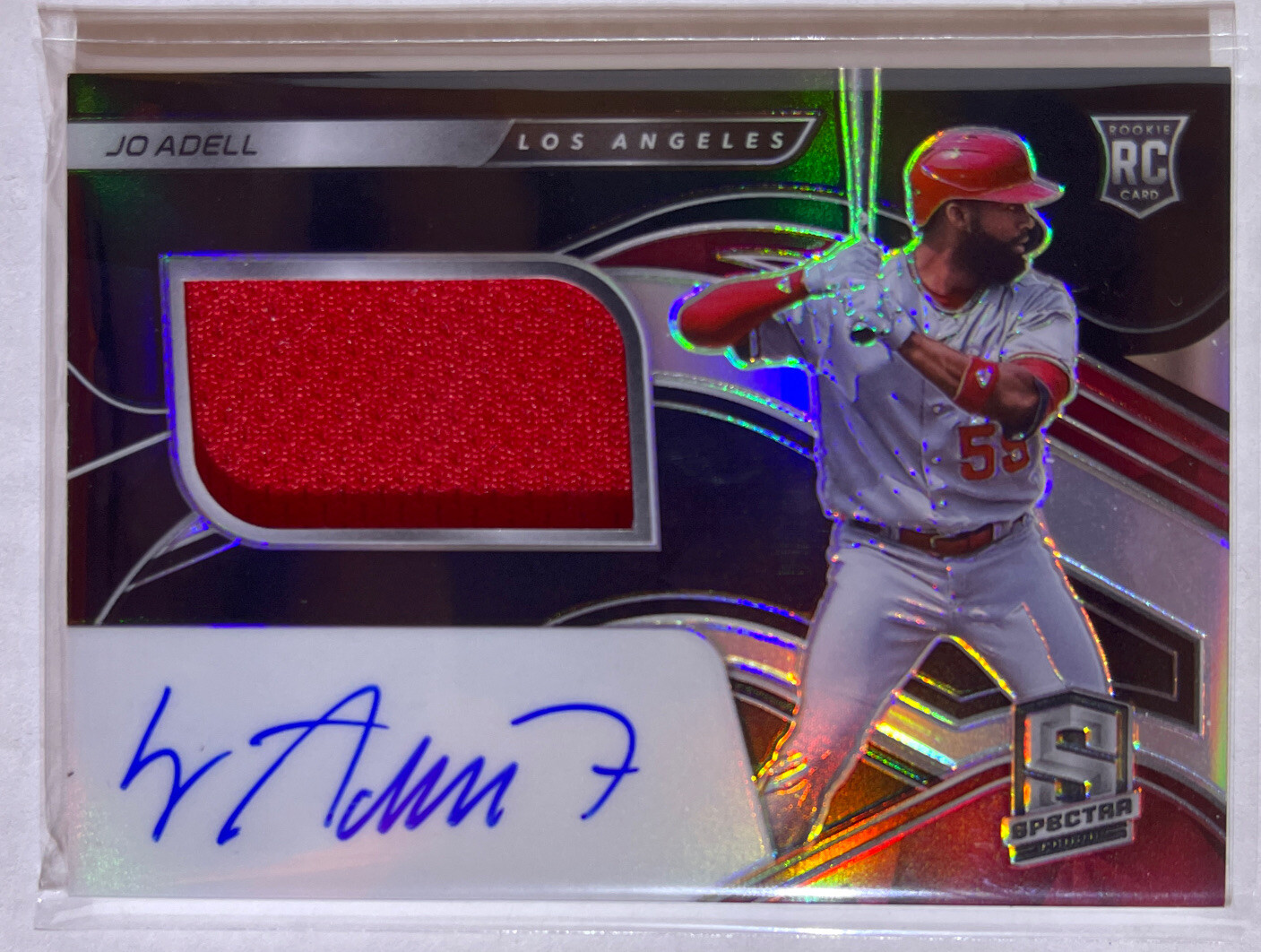 Jo Adell 2021 Panini Spectra Jersey Rookie Auto #d 170/199 #138 Angels ...