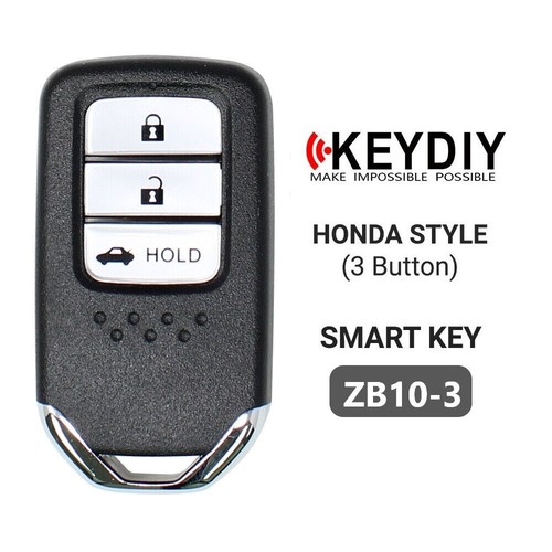 KEYDIY Universal Smart Proximity Remote Key Honda Style 3 Buttons ZB10 ...