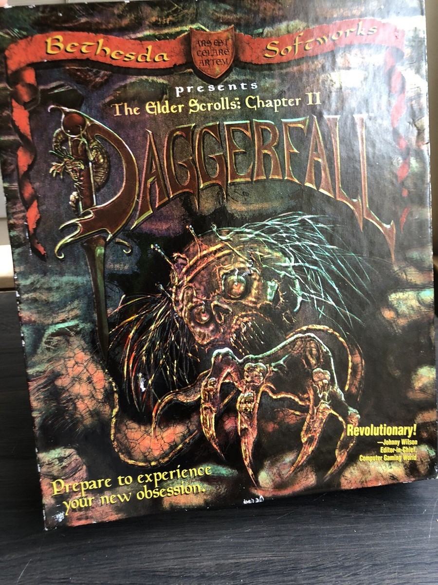Daggerfall Logo The Elder Scrolls: Chapter II Daggerfall Promo Art,